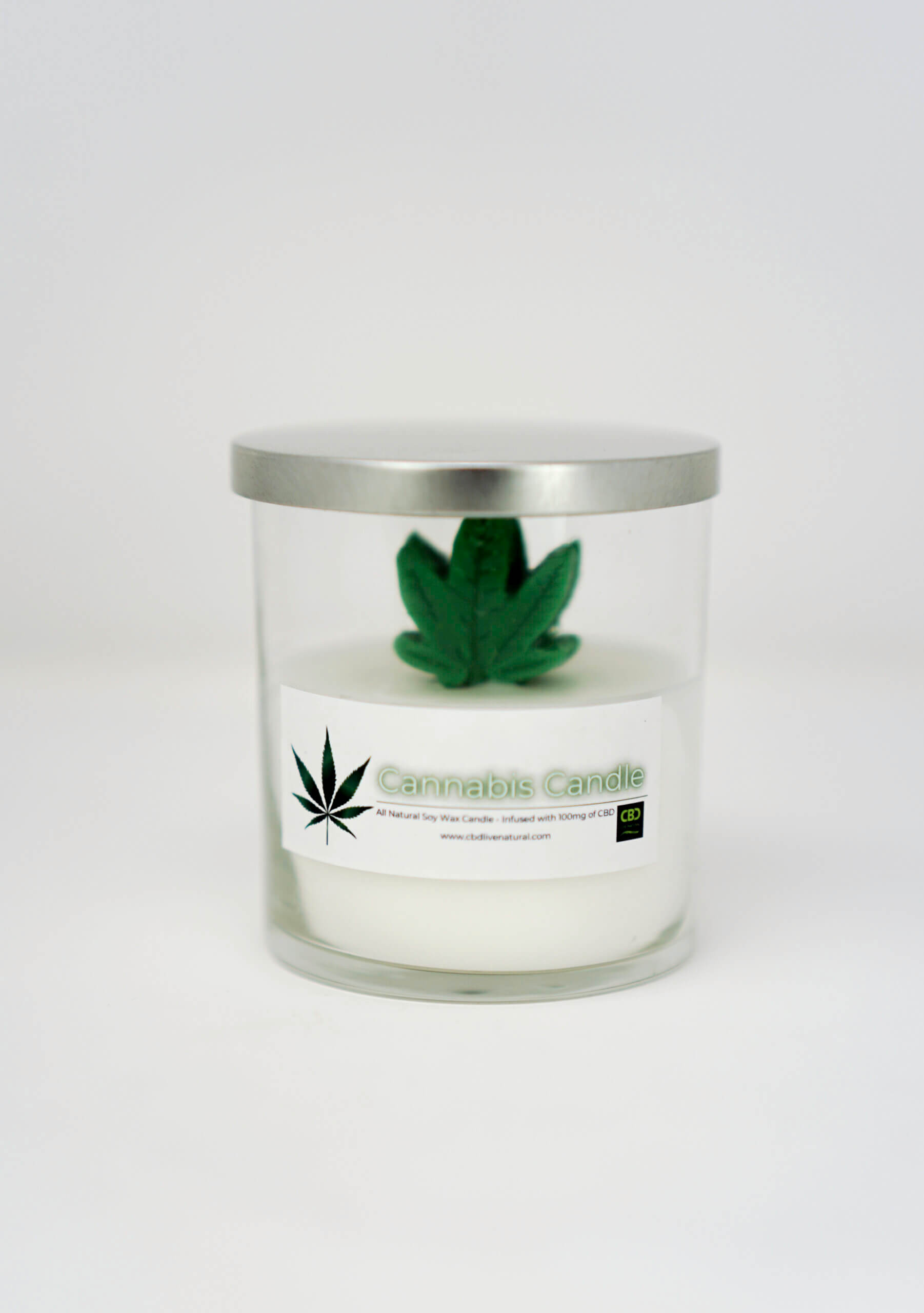 Cannabis Scented Candle 100mg – CBD Live Natural